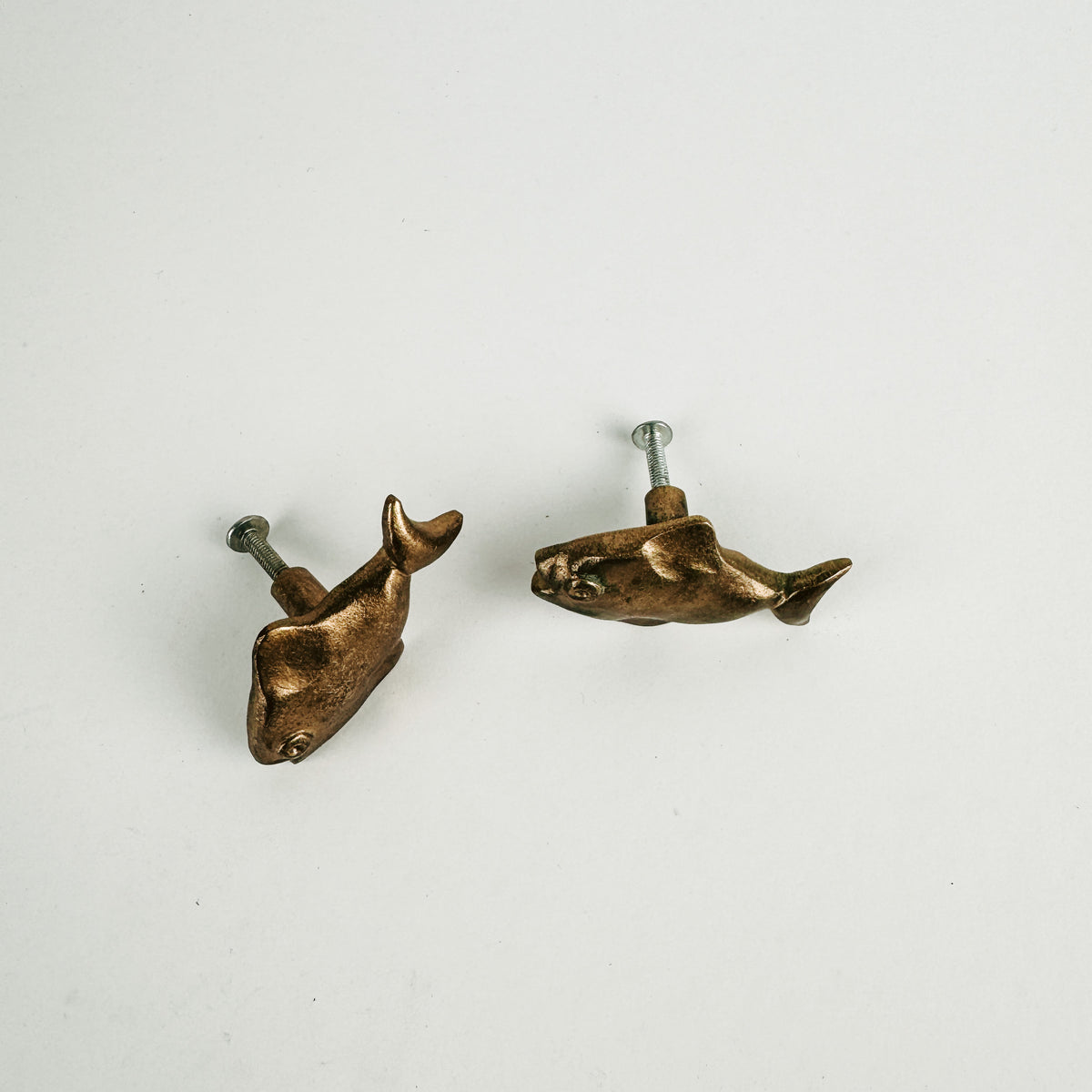 Pair of Brass Fish Drawer Pulls – Ella Jane Vintage
