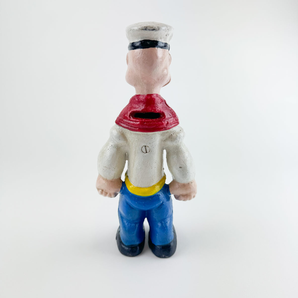 Cast Iron Popeye Coin Bank – Ella Jane Vintage